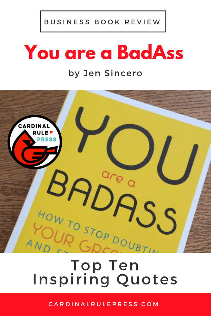 Business Book Review-You Are a Badass – Cardinal Rule Press