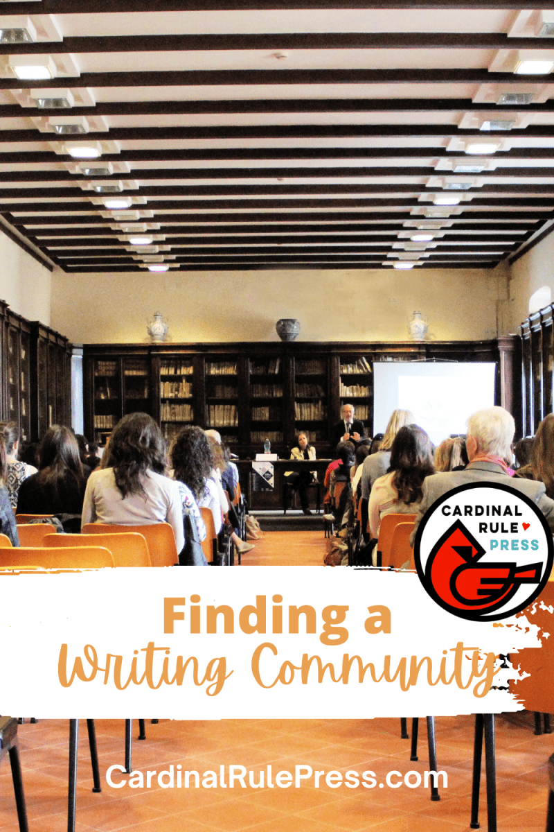 Finding a Writing Community – Cardinal Rule Press
